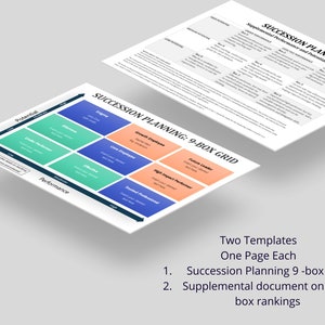 Easy-to-use 9-box Succession Planning Template: Identify and Develop ...