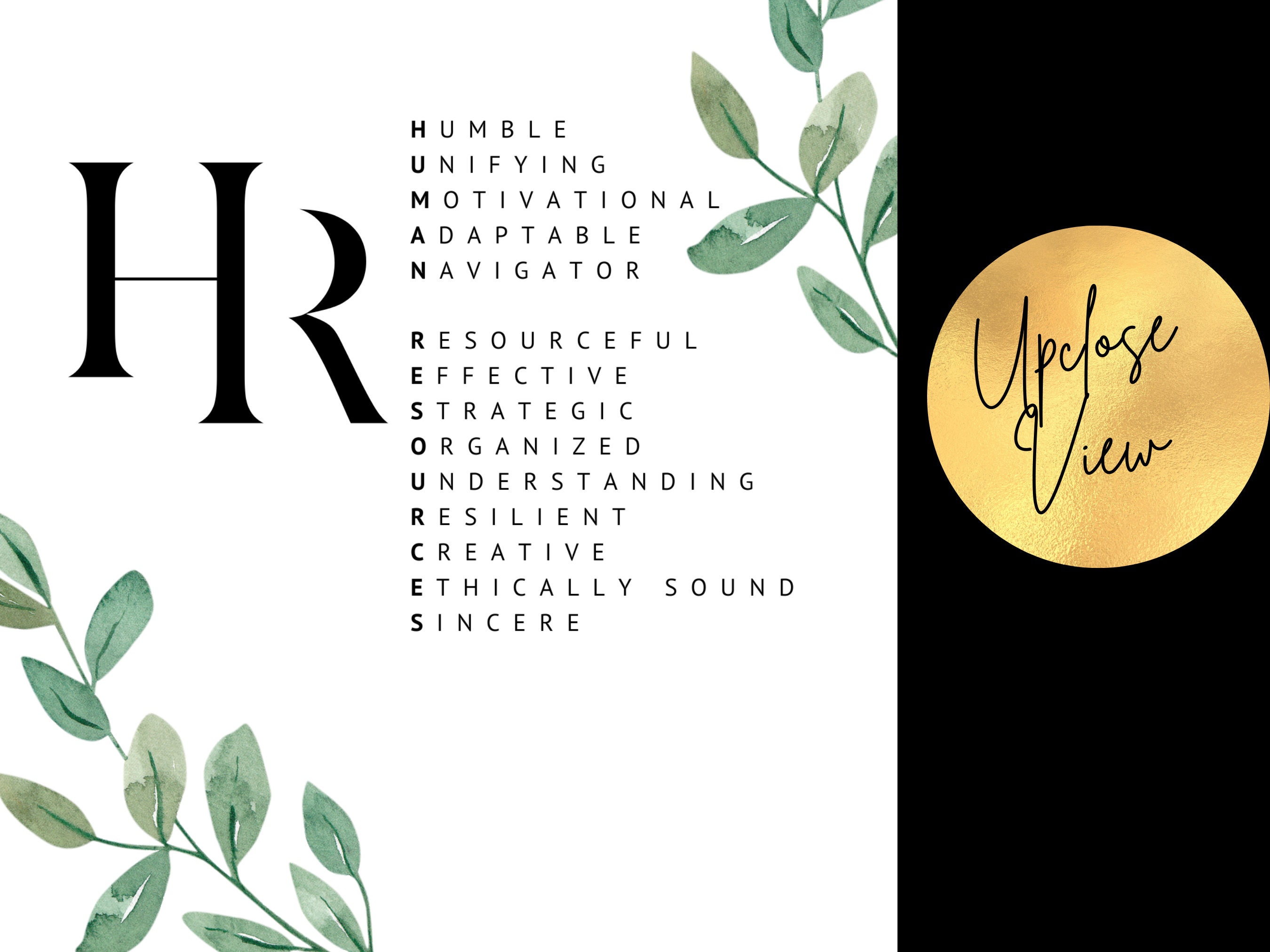 HR Gifts Human Resources Gifts Printable Artwork Gifts for Human ...