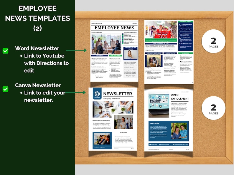HR Bulletin Board Templates 2026: Employee Engagement, Shout Out Cards ...