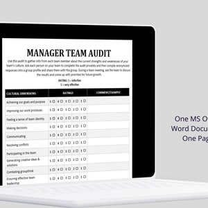 Manager Team Audit | Manager Training | HR Leadership | Employee ...