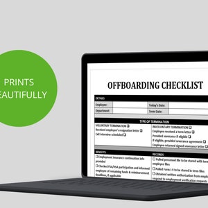 Editable Employee Offboarding Forms: HR Templates, Exit Interview - Etsy