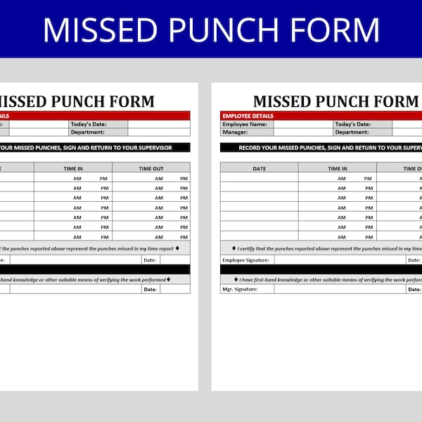 Employee Clock in Out - Etsy