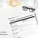 Employee Application Resume Review Form: HR Template (digital Download ...