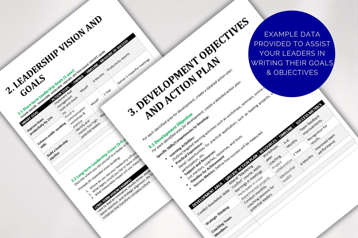 Leadership Development Plan Workbook: HR Career Roadmap (digital ...