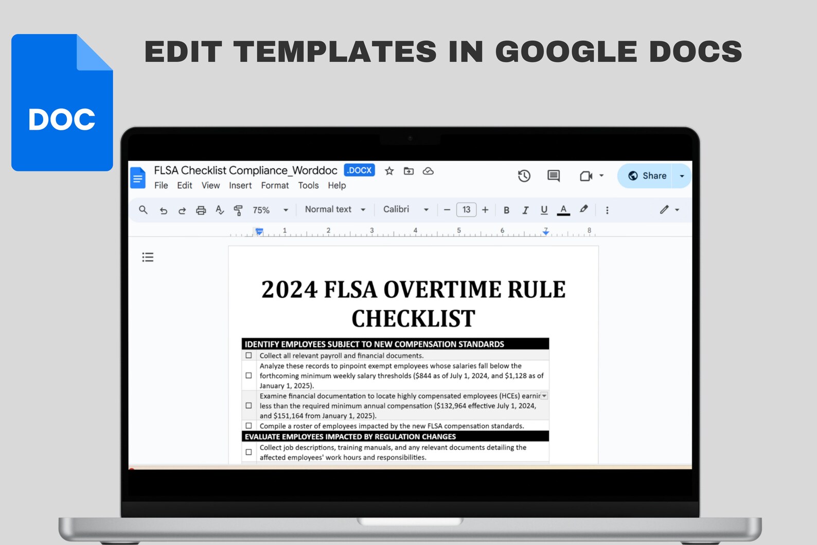 FLSA Overtime Checklist & Rule Guide: HR Compliance, Employment Law ...