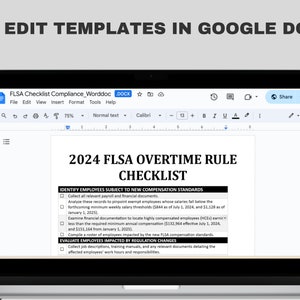 FLSA Overtime Checklist & Rule Guide: HR Compliance, Employment Law ...