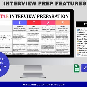 STAR Method Interview Worksheet: Job Interview Prep (digital Download ...