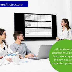 Employee Training Plan Template: HR Onboarding Schedule (digital ...