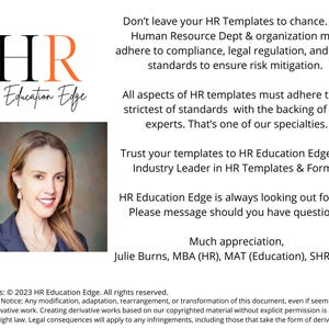 Personal Action Form: Employee Status Change HR Template (digital ...