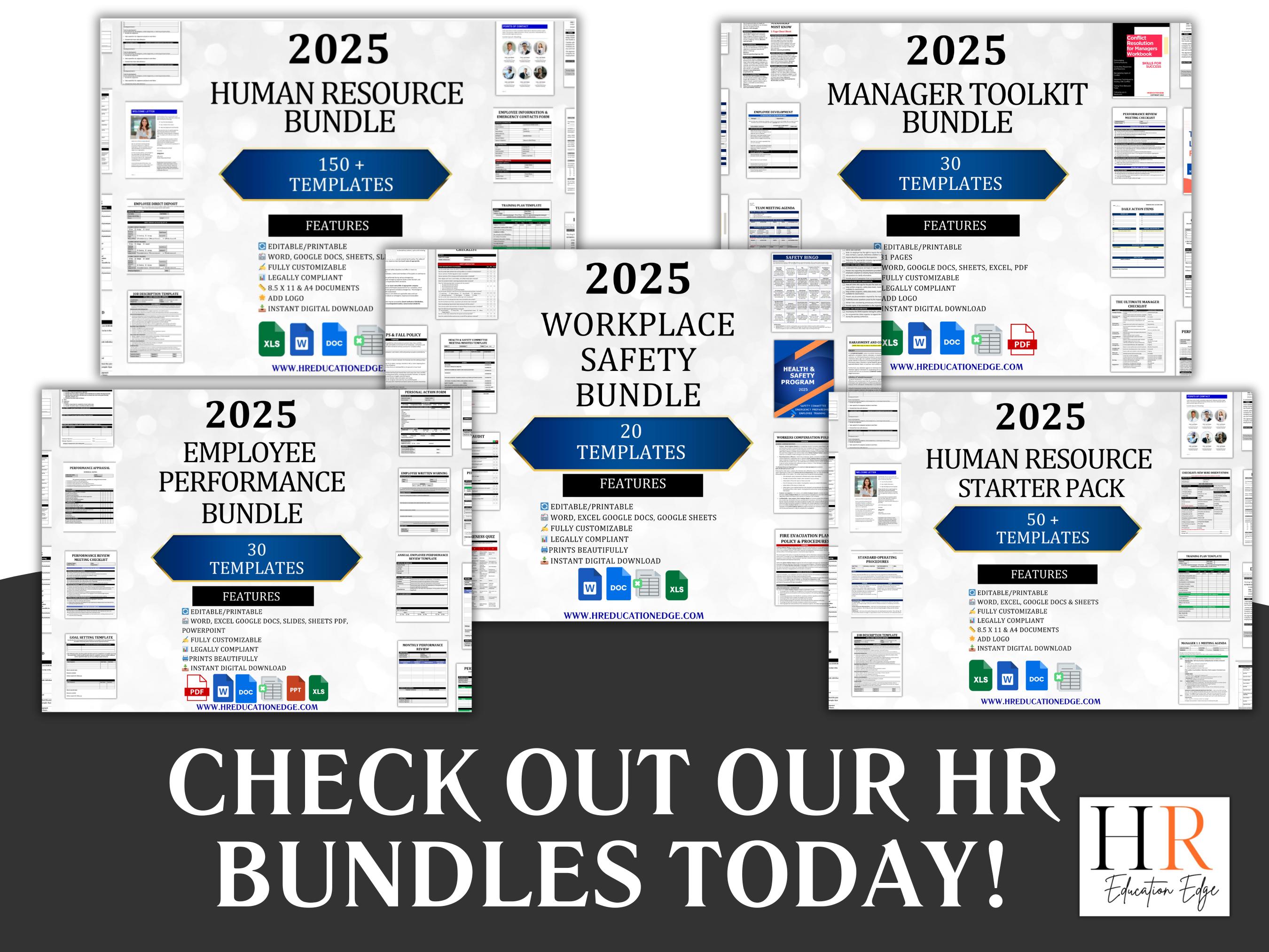 Employee Contact List Template: Staff Phone Directory (digital Download ...