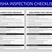 OSHA Inspection Checklist: Editable HR Template | OSHA Standards ...
