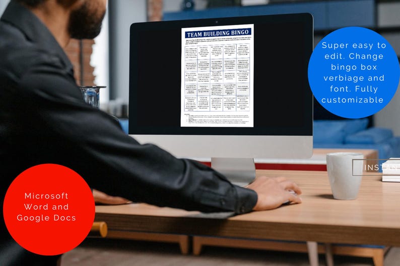 Team Building Bingo: Employee Engagement HR Template (digital Download ...