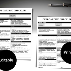 Comprehensive Offboarding Checklist: HR Template for Efficient Employee ...