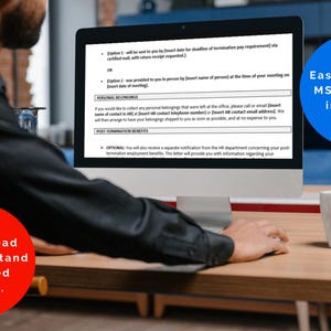 Employee Termination Letter Template: HR Offboarding (digital Download ...