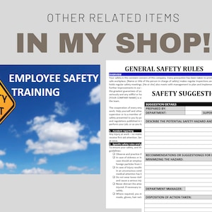 OSHA Safety Quiz: Employee Workplace Training (digital Download) - Etsy