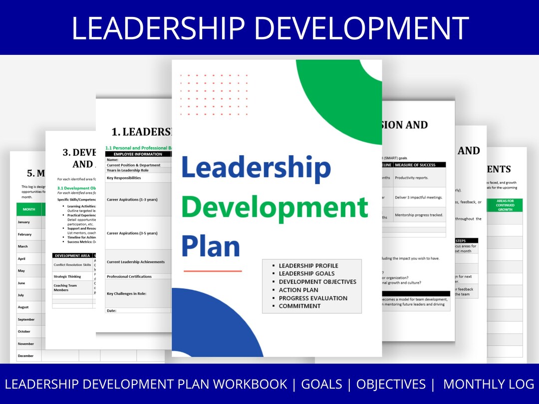 Leadership Development Plan Workbook: HR Career Roadmap (digital ...