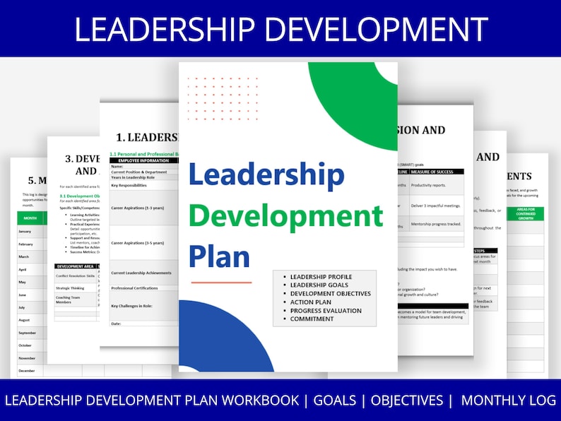 Leadership Development Plan Workbook: HR Career Roadmap (digital ...