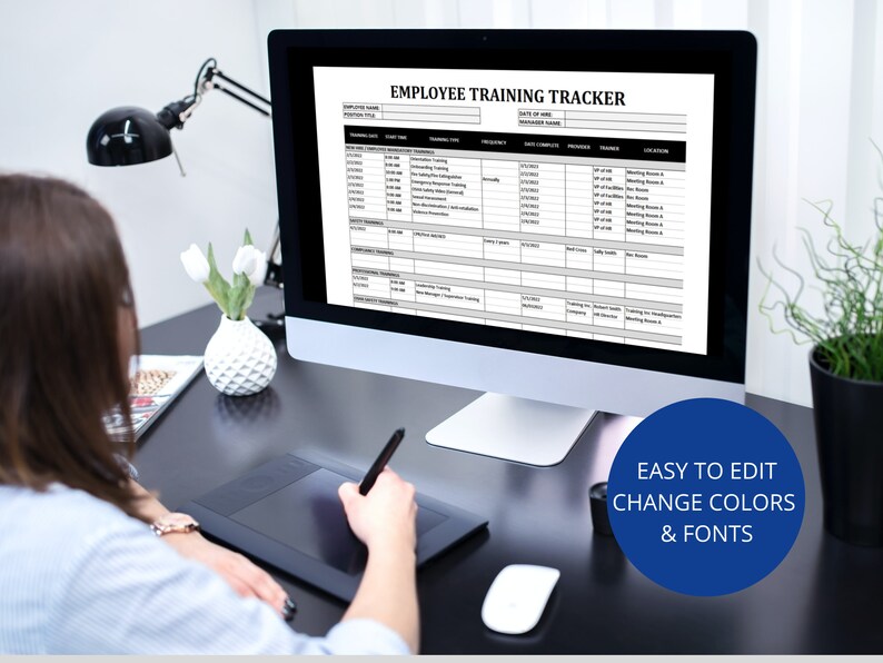 Employee Training Tracker: Excel Template for Efficient HR Training ... Employee Training Tracker: Excel Template for Efficient HR Training ...