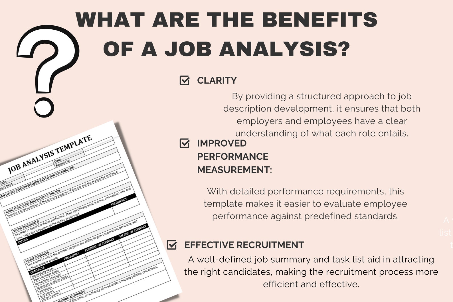 Job Analysis Template: HR Job Description Tool (digital Download) - Etsy