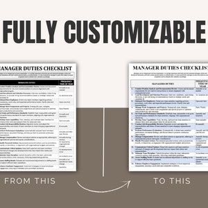 Managerial Checklist: HR & Leadership Tasks (digital Download) - Etsy