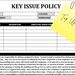 Key Issue Policy HR Template: Editable Employee Form (8.5x11 & A4) - Etsy