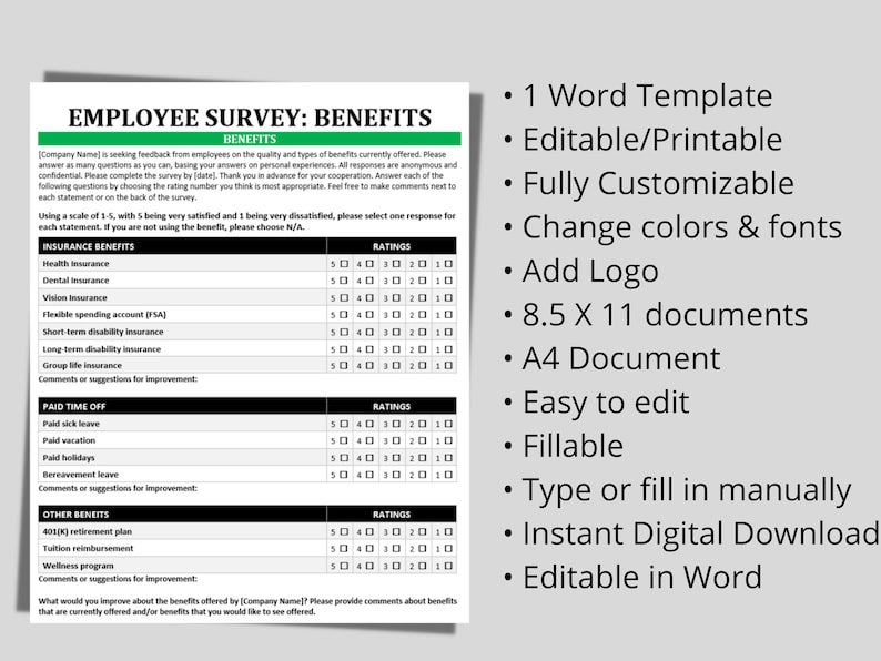 Employee Benefits Survey: Medical, Dental, PTO, Voluntary | Total ...