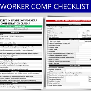 Comprehensive Workers' Comp Claims Checklist: Immediate to Ongoing ...