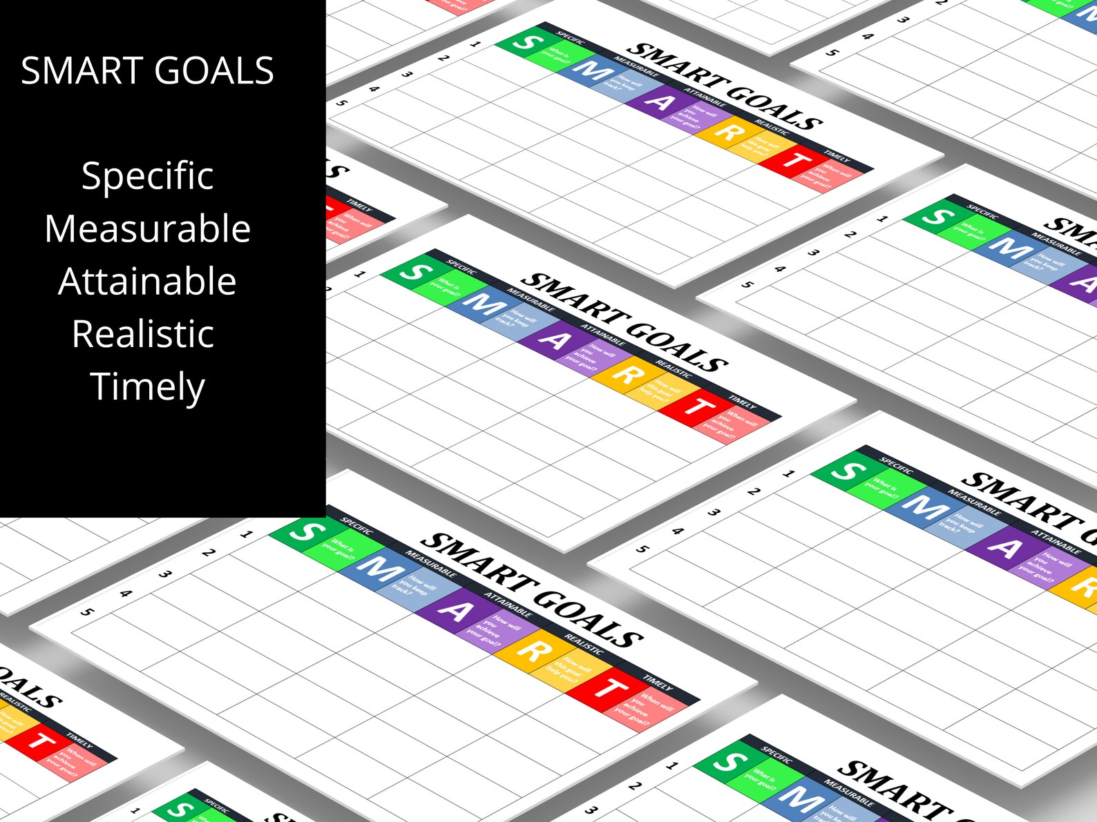 SMART Goals Template: Editable HR Worksheet (digital Download) - Etsy