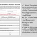 Employee Reference Request Release | HR Template | MS Word Editable ...