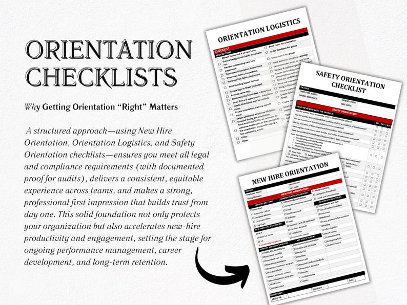 Employee Orientation Bundle: New Hire & Safety Guide (digital Download ...