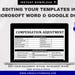 Compensation Adjustment Form: Salary Change Request (digital Download ...