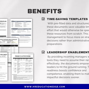Knowledge Transfer Plan Template: Management Transition Kit (digital ...
