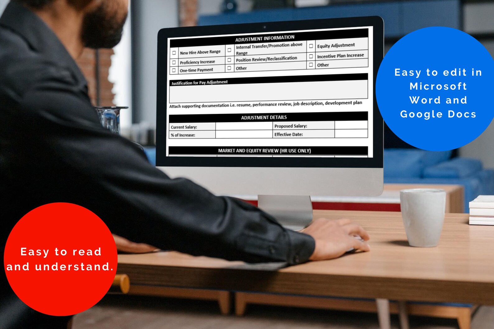 Compensation Adjustment Form: Salary Change Request (digital Download ...