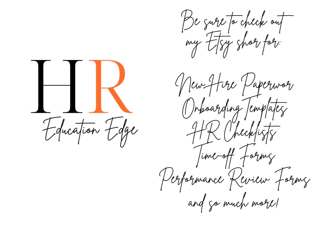 HR Printable Artwork: Acronyms Design (digital Download) - Etsy