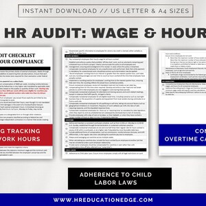 HR Audit Checklist: Wage and Hour Compliance | Employment Law | FLSA ...