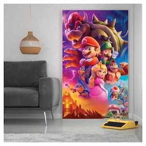 Super Mario Bros Poster - Digital Poster Download A2, A3 & A4 Sizes 300 ...