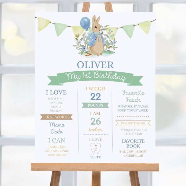Peter Rabbit First Birthday - Etsy