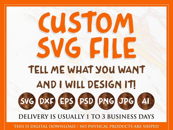 Custom Svg Files Silhouette File Professional Svg Design - Etsy