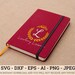 Customized Notebook Svg, Journal Png, Notebook Cover, Planner Svg ...