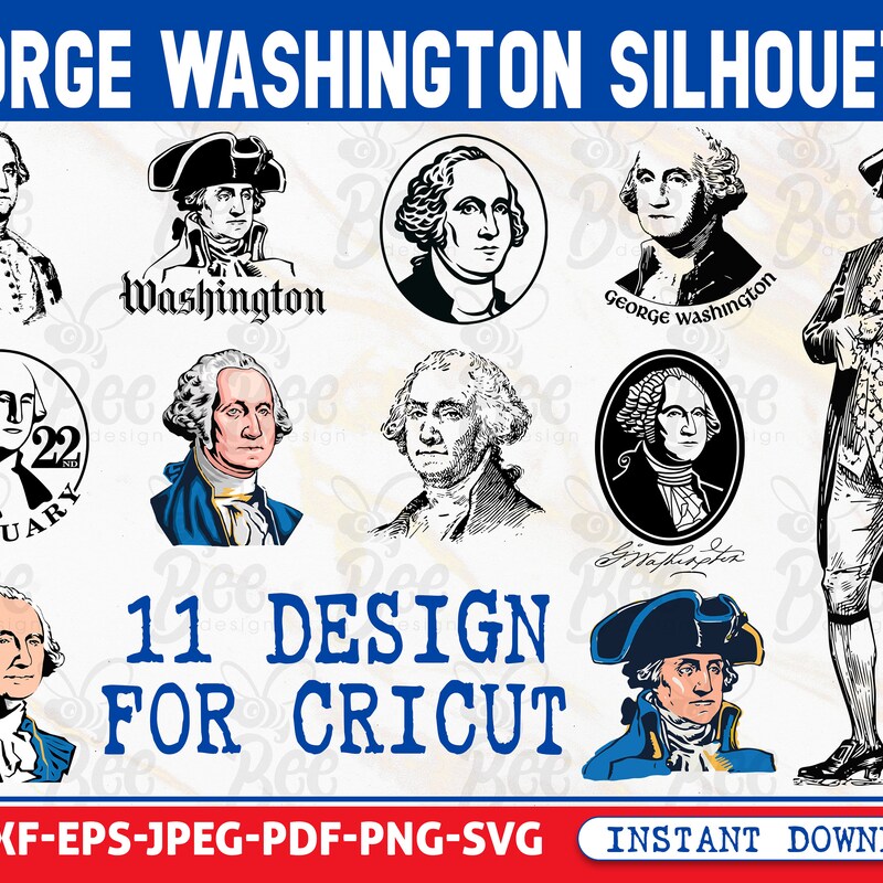 George Washington Silhouette - Etsy