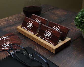 Desktop Multiple Business Card Holder - Etsy
