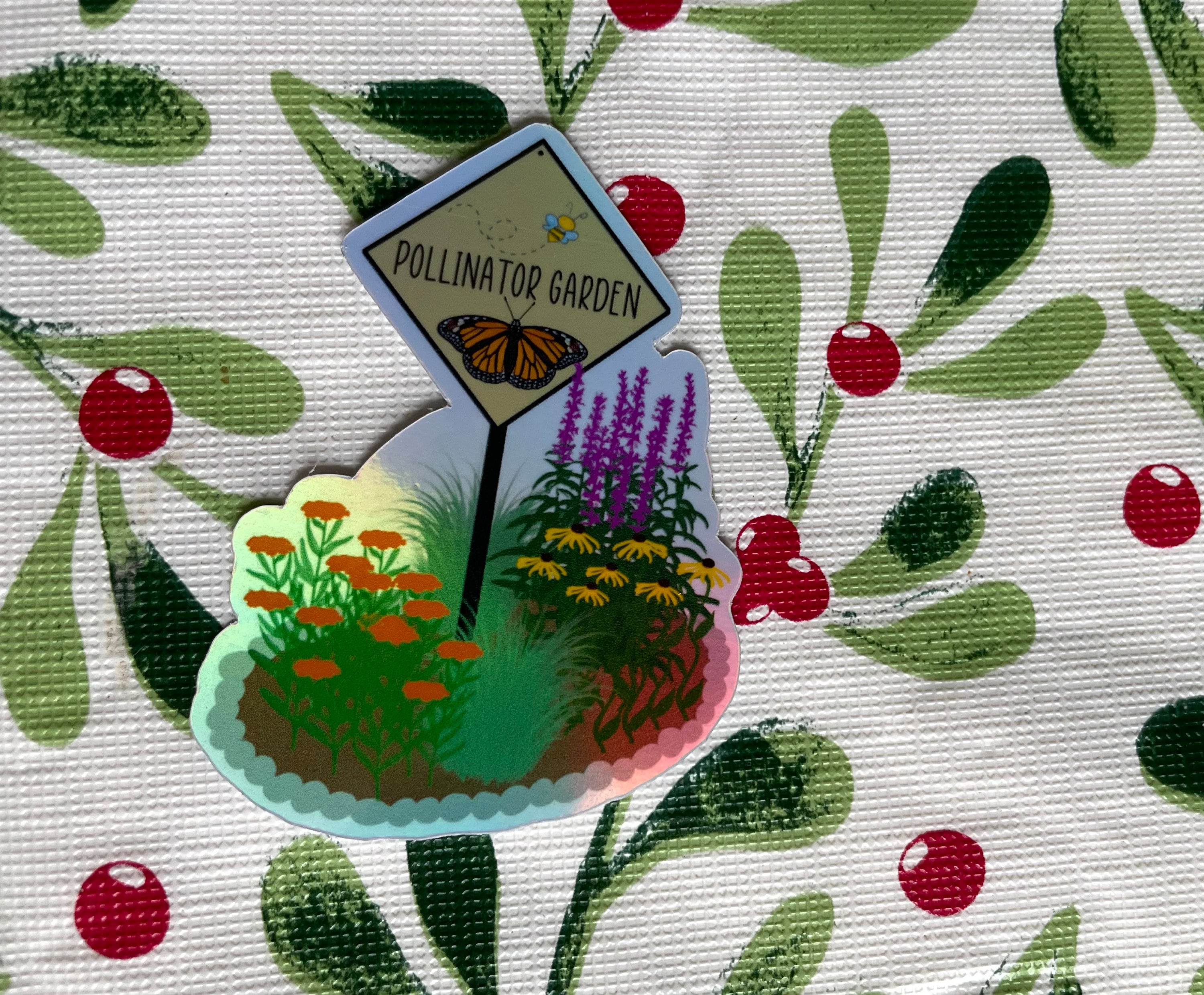 Pollinator Garden Sticker - Etsy