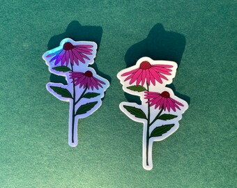 Purple Coneflower Art - Etsy