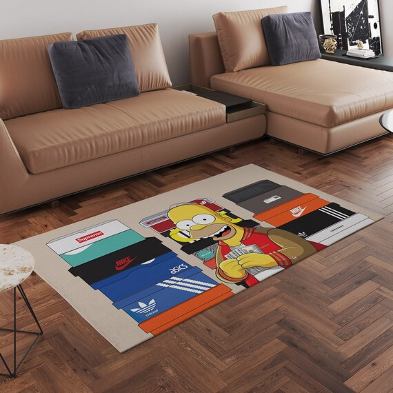 Floor & Rugs Simpson Sneakers Rug Sneaker Floor Mat Streetwear ...