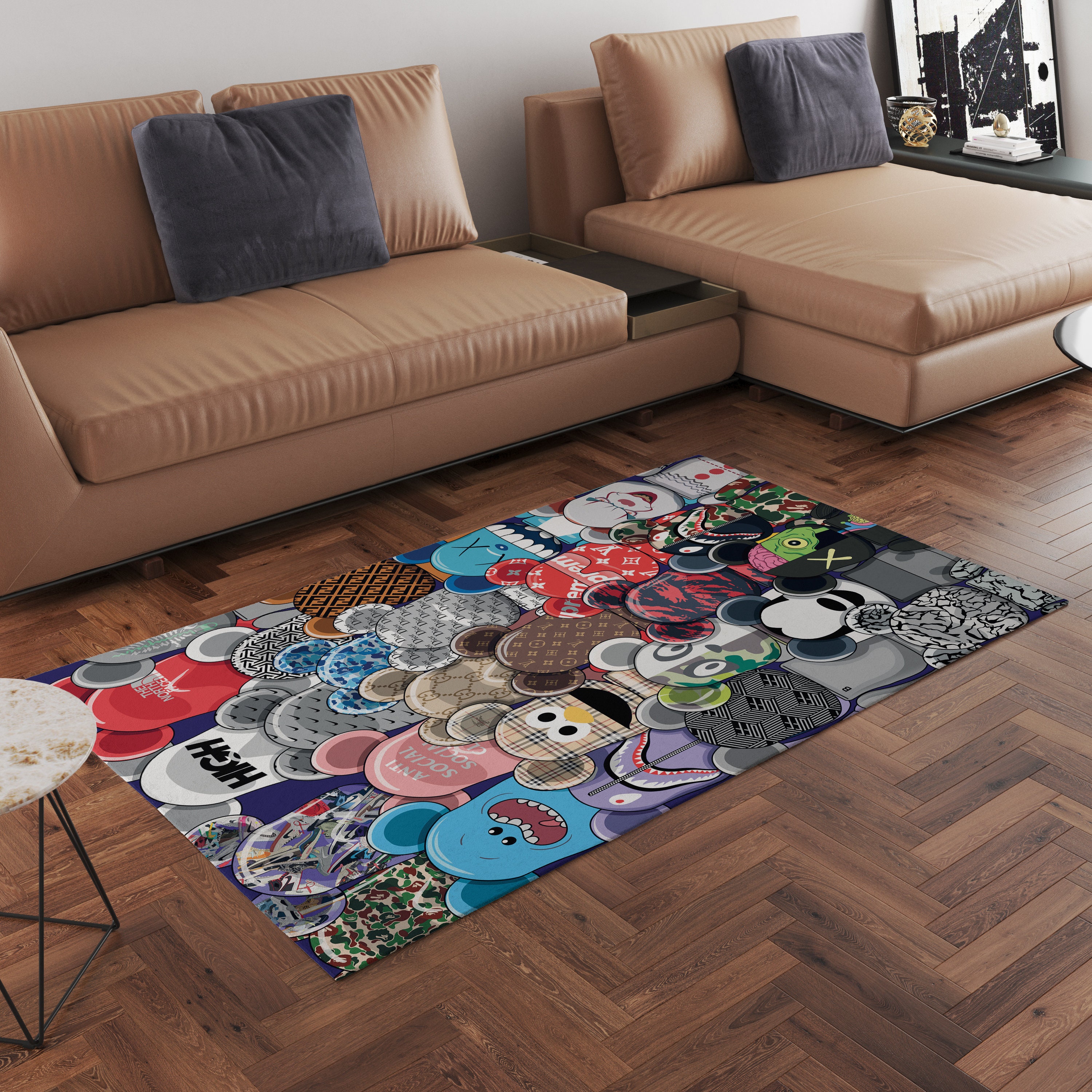 Floor & Rugs Home & Living Rugs Streetwear Lifestyle Decorative Floor ...