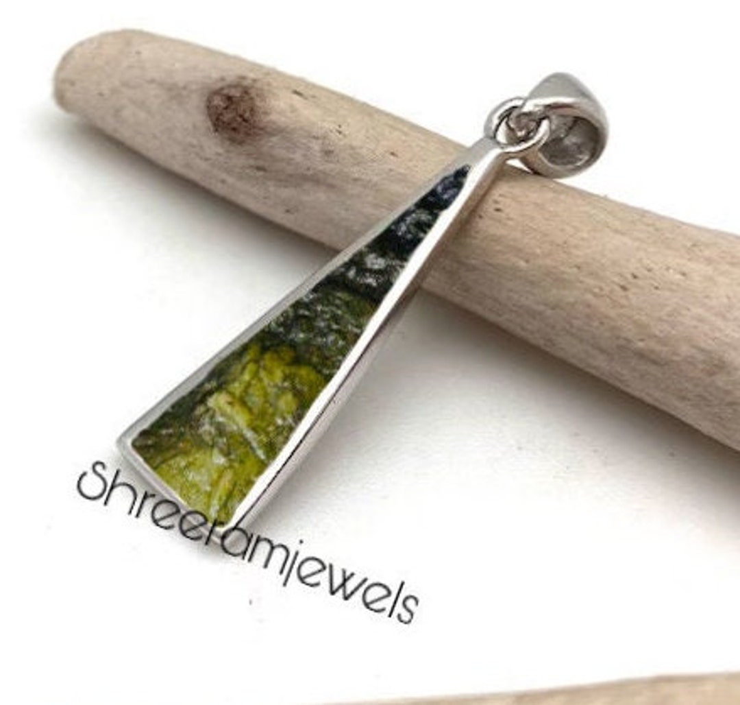 A-grade Certified Moldavites From Chlum, Czech Republic 925 Sterling ...