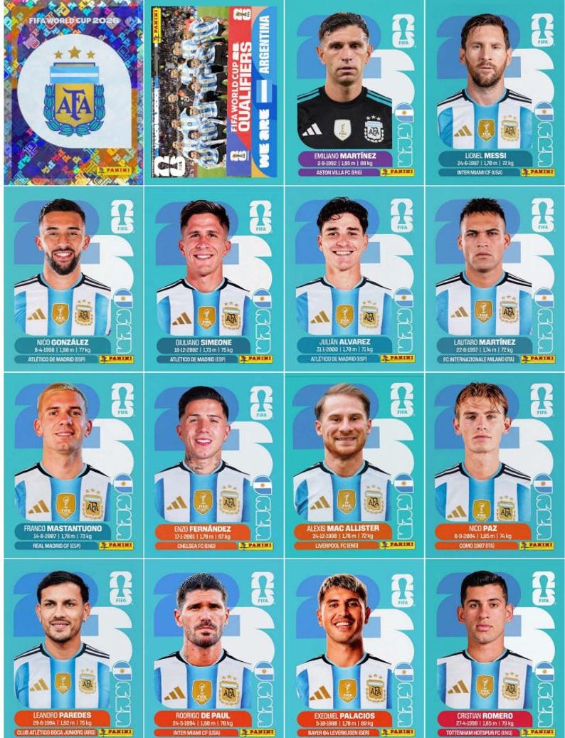 FIFA World Cup 2026 Inspired Sticker Album in PDF | Printable Soccer ...