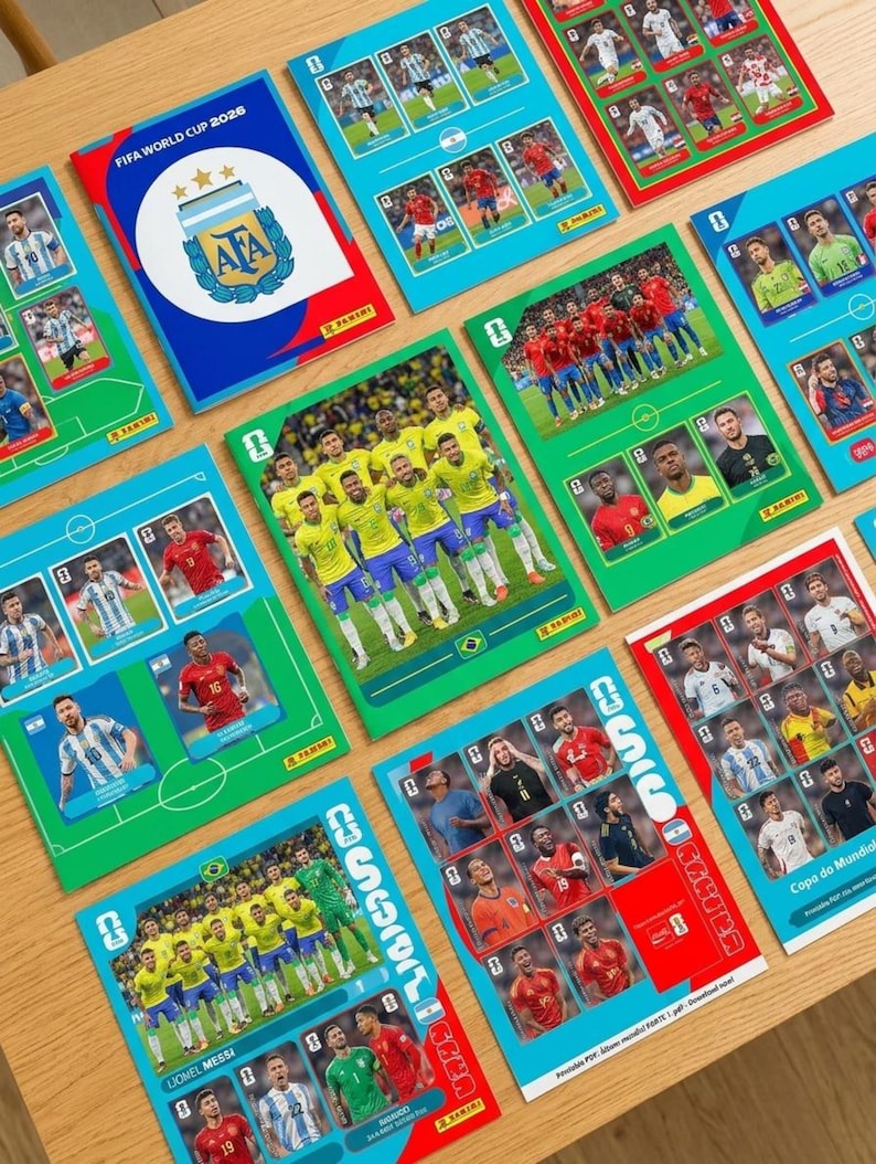 2026 World Cup Stickers PDF | 48 Teams All Stickers + Free Album ...