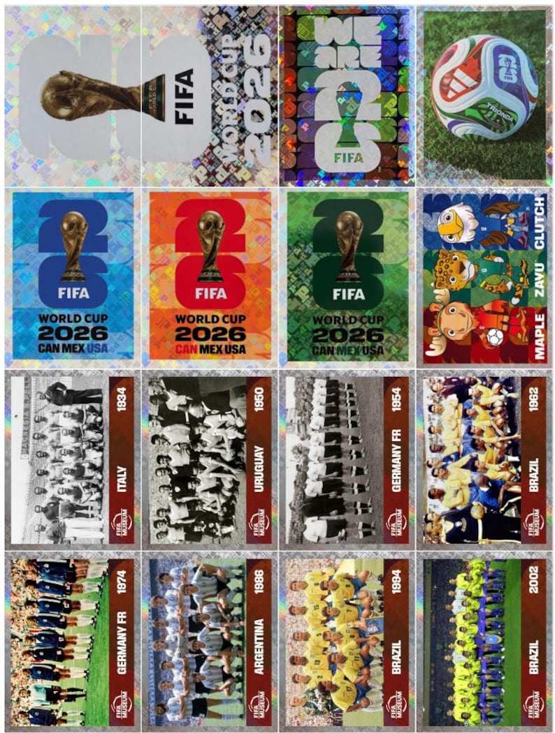 2026 World Cup Stickers PDF | 48 Teams All Stickers + Free Album ...