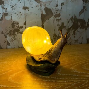 Handcrafted Snail Lamp, 3D, Led, Portable, Charged - Etsy